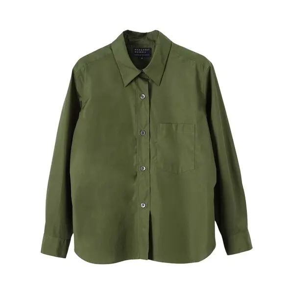 MARGARET HOWELL Simple Shirt 'leaf - Green