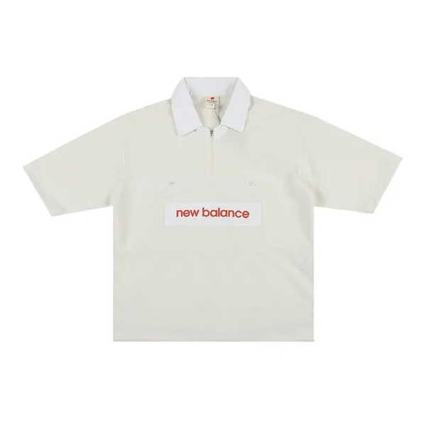 NEW BALANCE Made In Usa Polo 'sea Salt - White