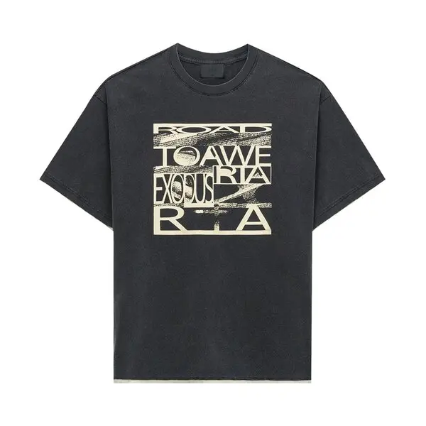 RtA Elian Double Layered Tee Exodus - Black