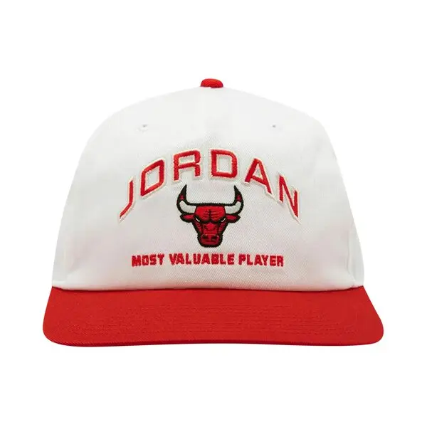 JORDAN Pro Unstructured Flat Bill Hat /university Red