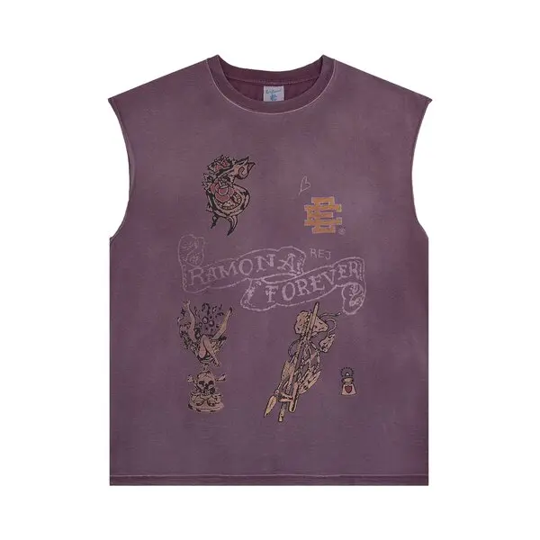 ERIC EMANUEL Ee Tattoo Cutoff - Purple