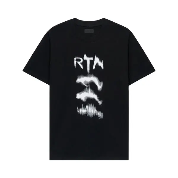 RtA Colin Oversized Short-sleeve Tee Ascending - Black