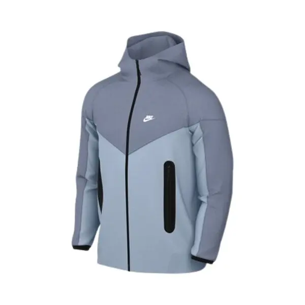 Nike Sportswear Tech Fleece Windrunner Full Zip Hoodie 'light Armory /ashen Slate/white - Blue