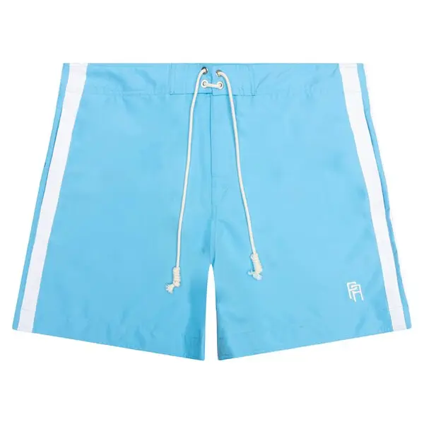 Palm Angels Monogram Swimshort 'light /white - Blue