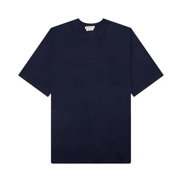 Marni Short-sleeve Crewneck T-shirt 'blumarine - Blue