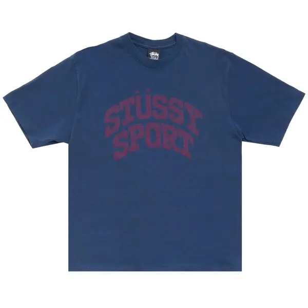 StÜssy Block Sport Tee 'navy