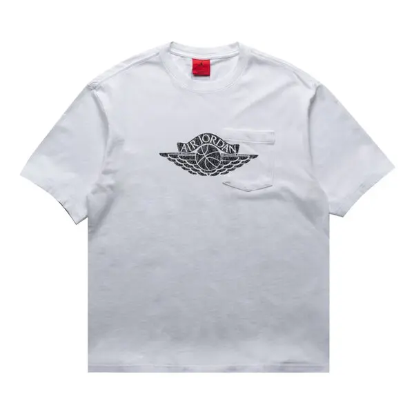 JORDAN Flight Essentials Pocket Tee /black - White