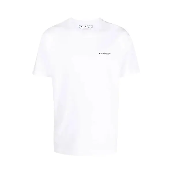 Off-White Wave Outline Diag Slim Short-sleeve Tee /black