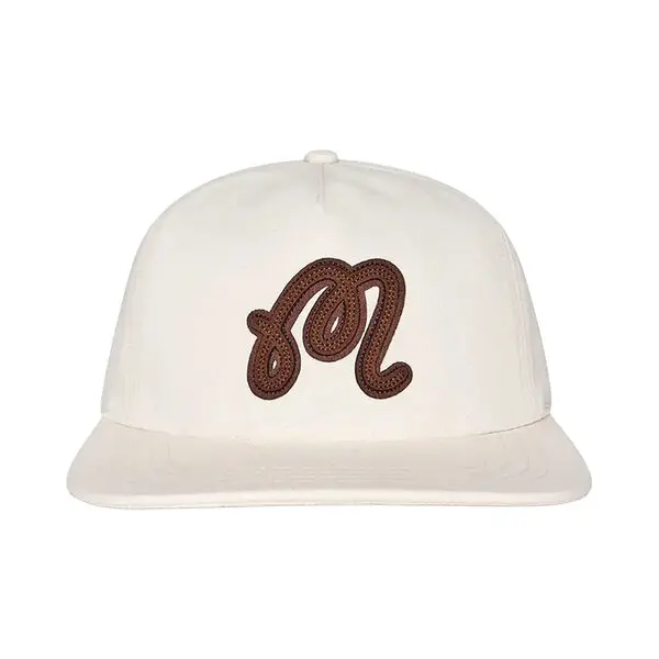 MALBON Velasco Snapback Cap - Cream