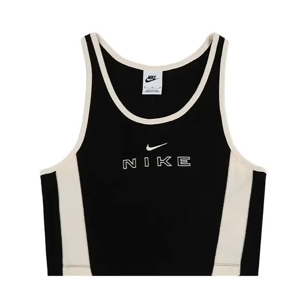 Nike Nsw Tight Graphic Tank Top /chalk - Black