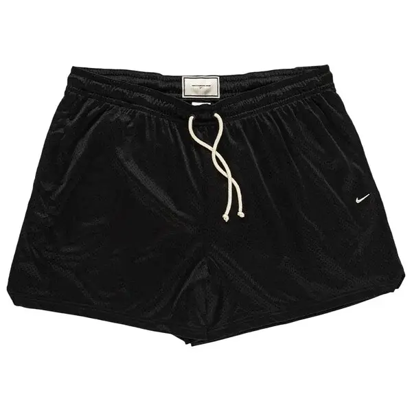 Nike Standard Issue 5" Practice Mesh Shorts /pale Ivory - Black