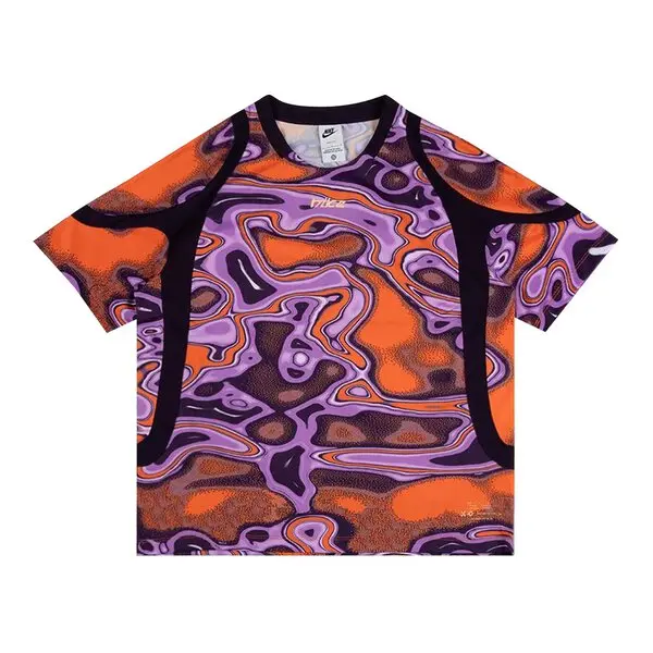 Nike Project F.r.o.g. Liquify Short-sleeve Top 'total Orange/tangerine Tint - Purple