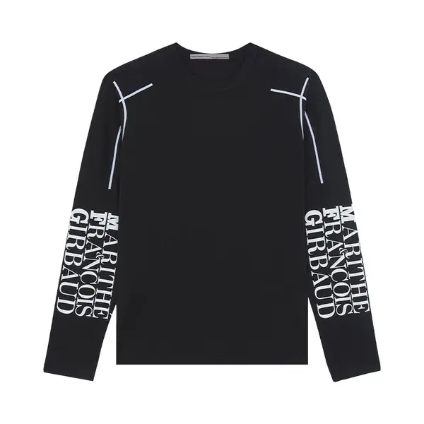 MARITHÉ + FRANÇOIS GIRBAUD Na-shirt Long-sleeve Tee - Black