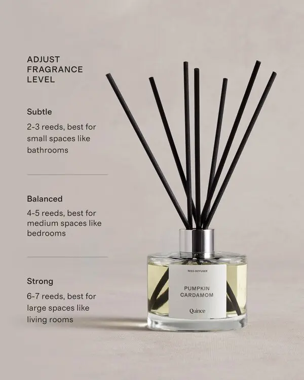 Quince Pumpkin Cardamom Reed Diffuser, Reed Diffuser Oil