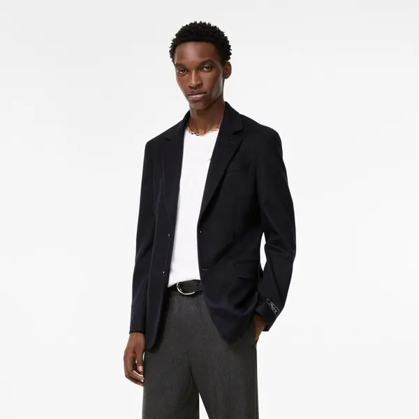 Burberry Detachable Bib Tailored Jacket In Cashmere