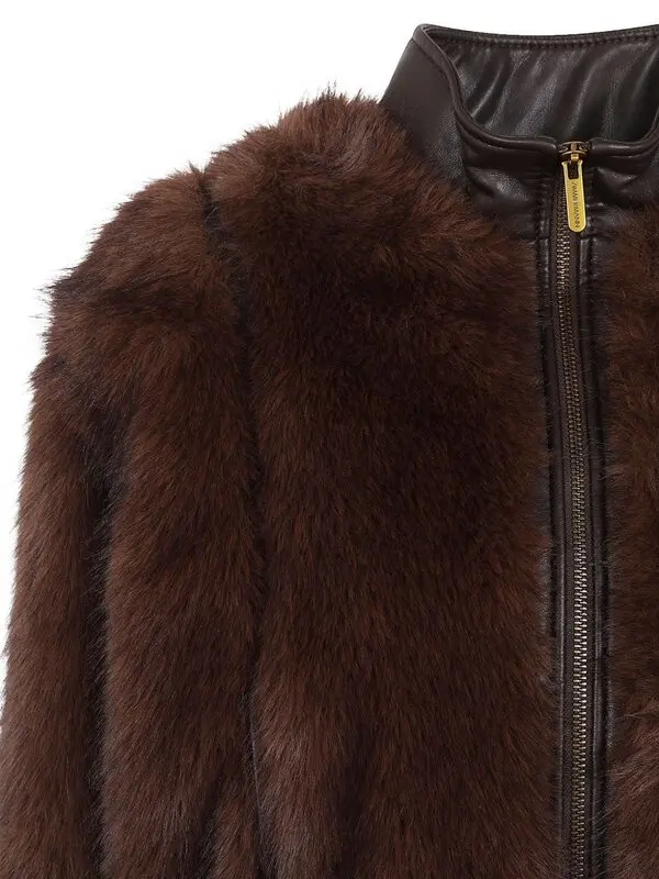 Zimmermann Valiant Faux Fur Jacket