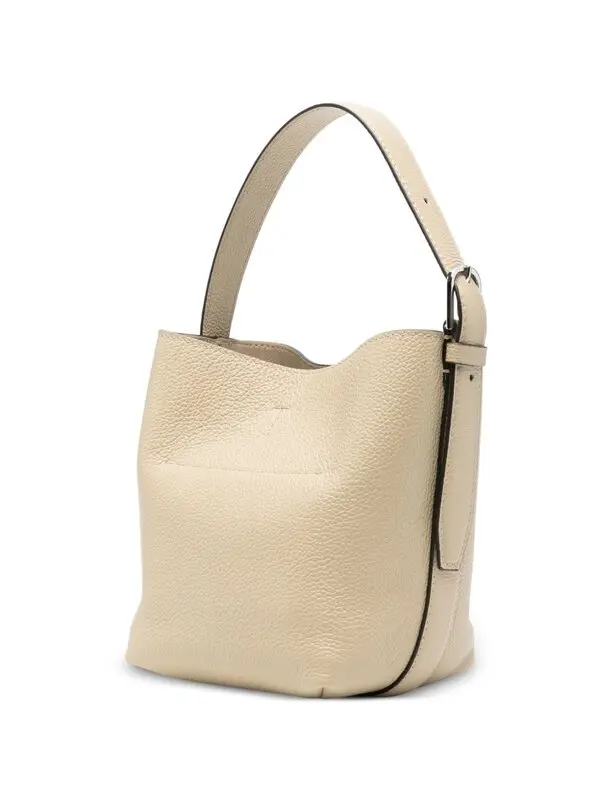 TOTEME Belted Petite Leather Tote - Beige