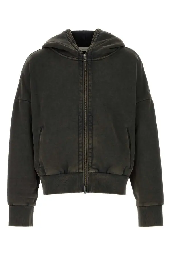 ENTIRE STUDIOS Oversize Slate Cotton Sweatshirt For