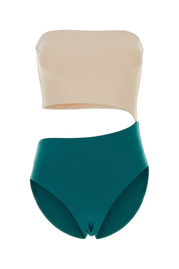 ERES Two-tone Stretch Nylon Double Swimsuit - Multicoloured