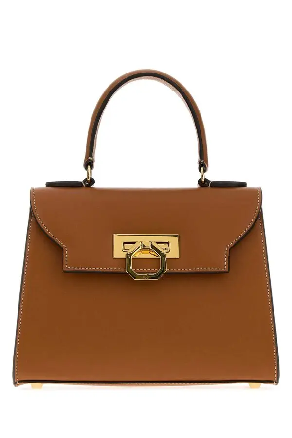 CARBOTTI Leather Erika Mini Handbag 22 Cm