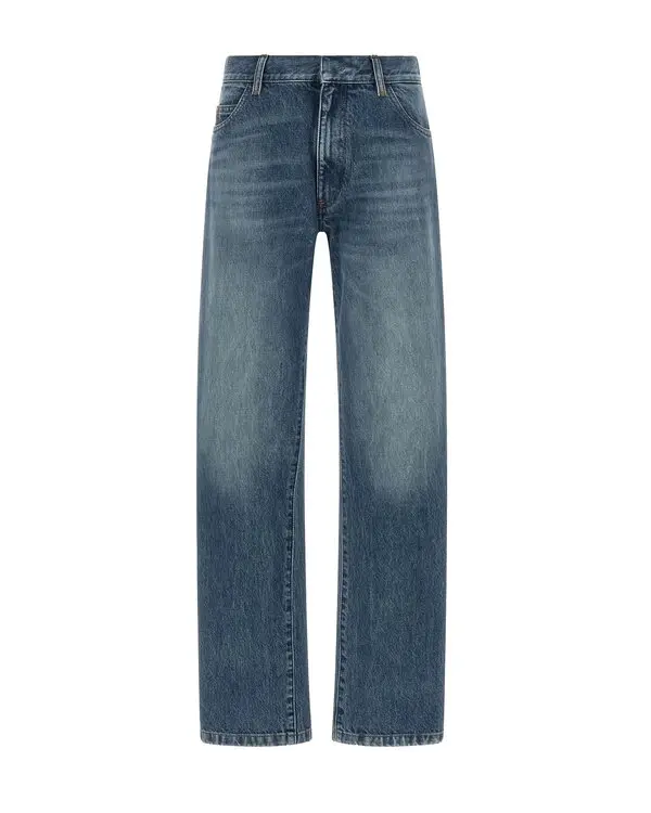 MAISON MARGIELA Wide-leg High-rise Jeans - Blue