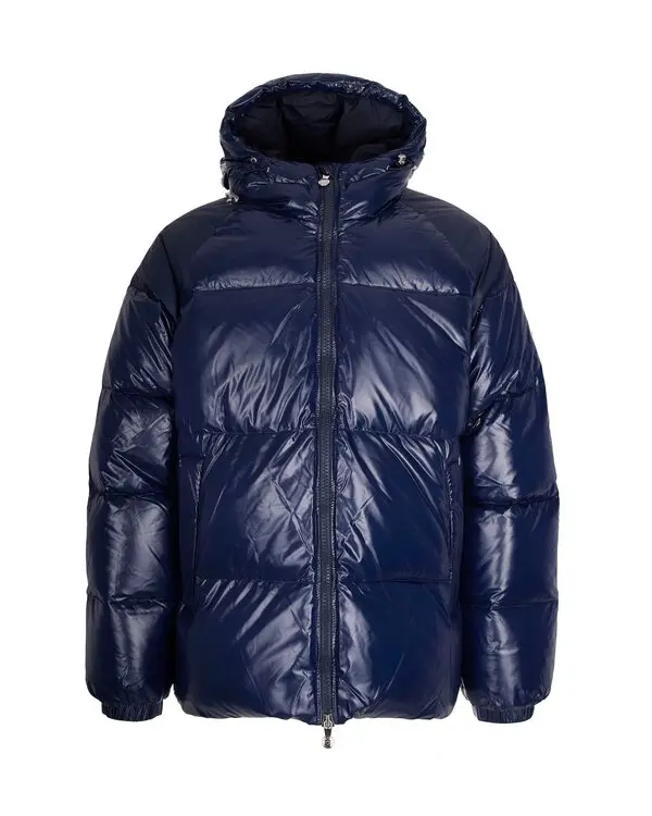 Pyrenex Quilted Hooded Puffer Coat With Glossy Finish