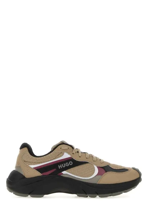 Hugo Canvas And Leather Sneaker