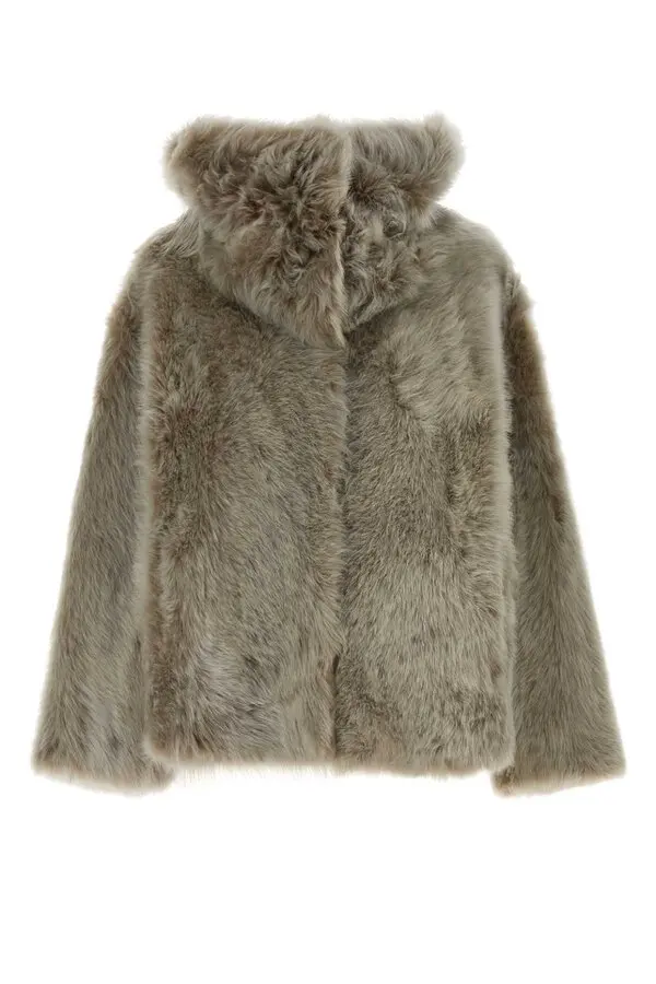 SALVATORE SANTORO Lamb Fur Jacket - Grey
