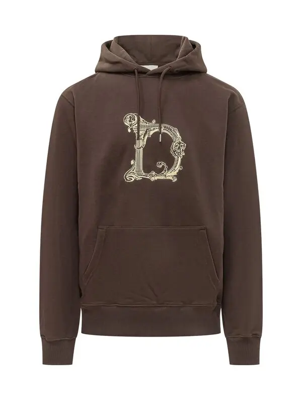 Drole De Monsieur Column D Hoodie With D-stripe Motif