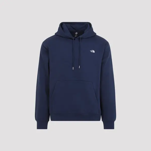The North Face Relaxed Cotton Hoodie With Simple Dome Logo - Blue