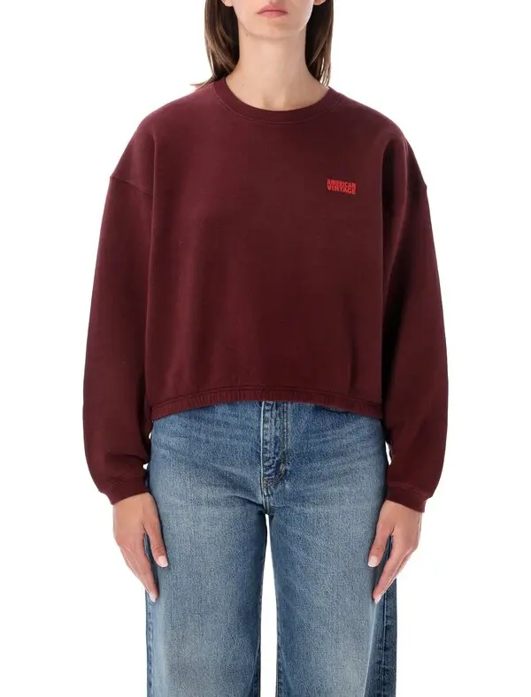 American Vintage Izubird Relaxed Fit Logo Sweatshirt