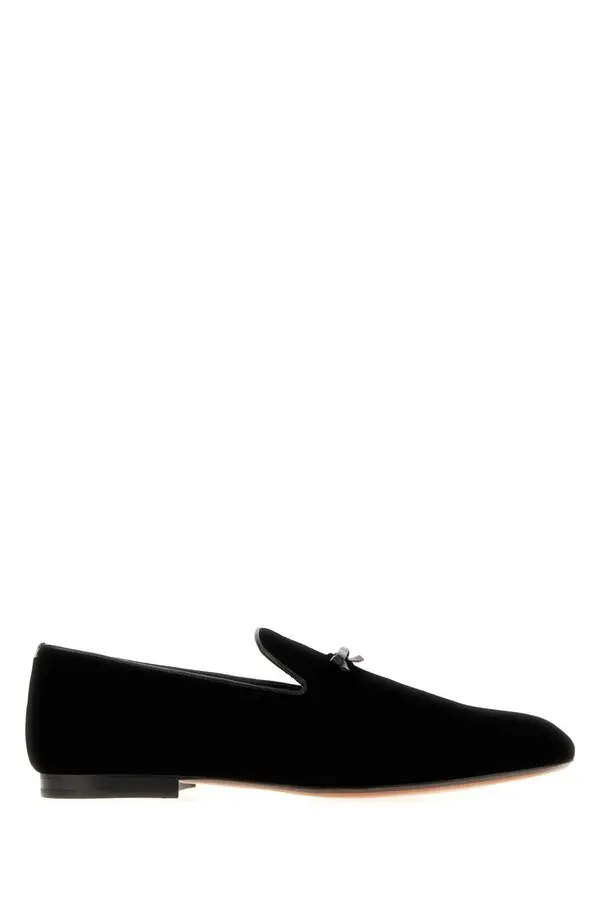 TOM FORD Velvet Loafers With Leather Sole - Black