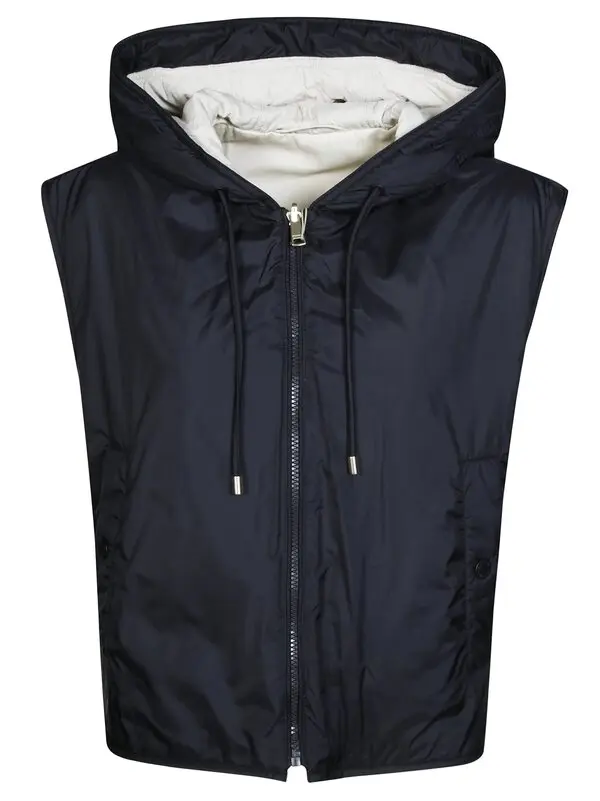 Max Mara Reversible Gilet Vest For - Nero