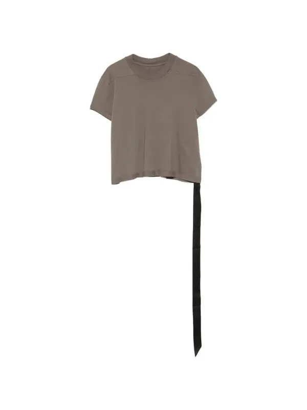 Rick Owens Crew Neck Short-sleeve Cotton T-shirt - Grigio