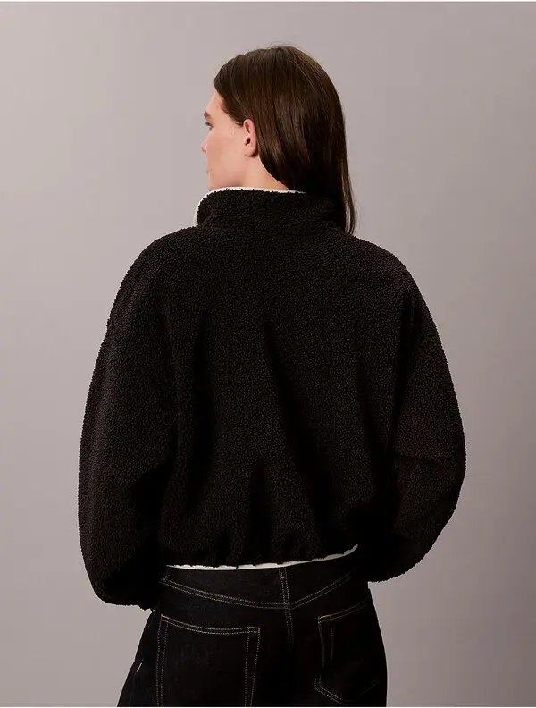 Calvin Klein Sherpa 1/4 Zip Sweatshirt