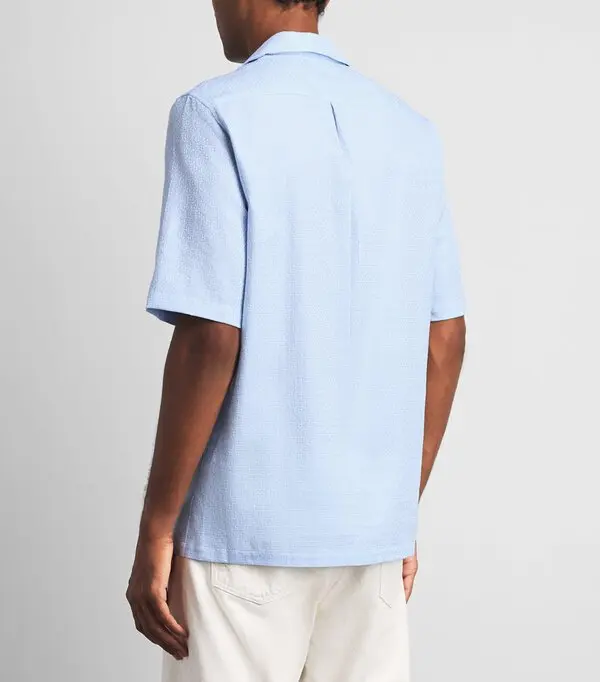 SAMSØE SAMSØE Organic Cotton Jacquard Saoscar Shirt