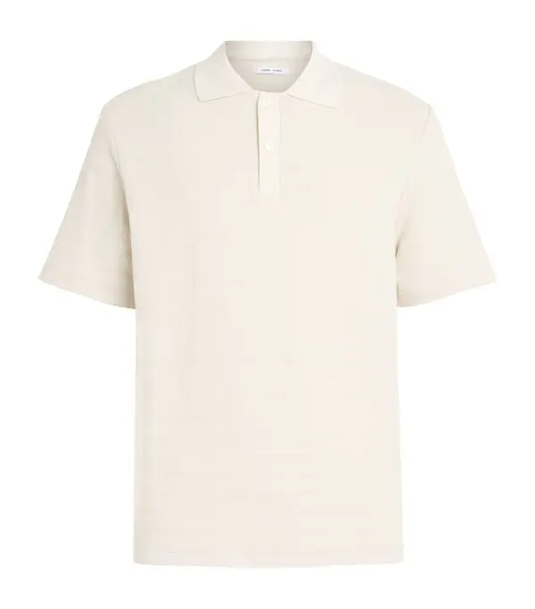 SAMSØE SAMSØE Organic Cotton Rib-kit Sajase Polo Shirt