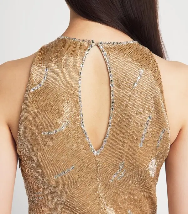 CLIO PEPPIATT Embellished Delphine Maxi Gown