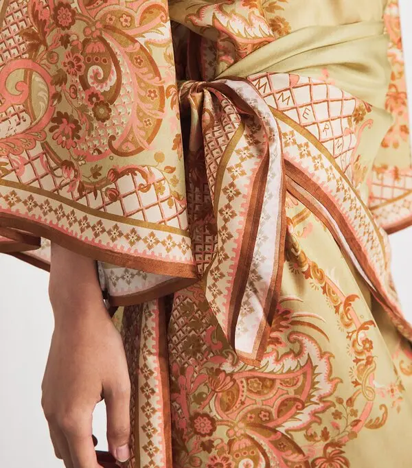 Zimmermann Silk Aster Tunic Midi Dress