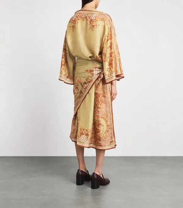 Zimmermann Silk Aster Tunic Midi Dress