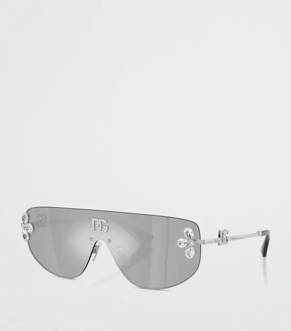 Dolce & Gabbana Metal Dg2333b Rectangle Sunglasses