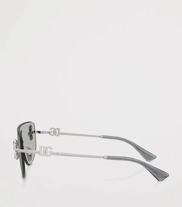 Dolce & Gabbana Metal Dg2333b Rectangle Sunglasses
