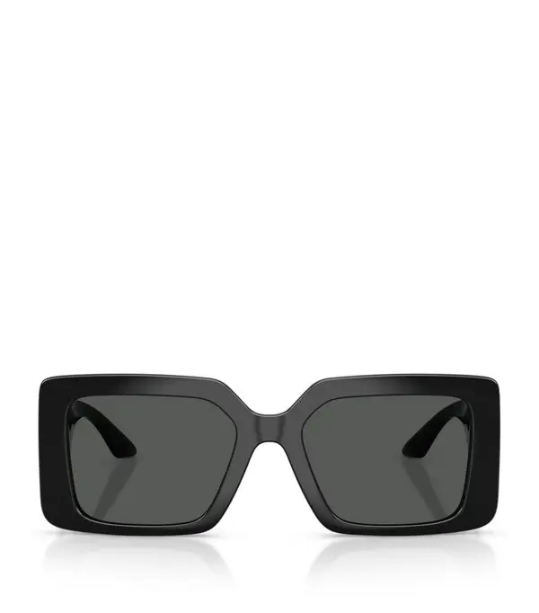 Versace Injected Ve4505u Square Sunglasses - Black