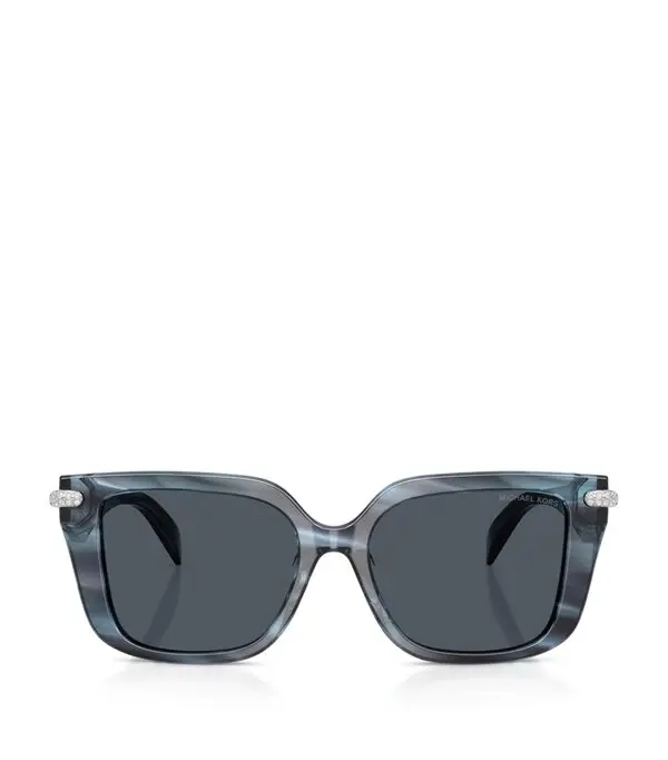 Michael Kors Santo Domingo Square Sunglasses - Blue