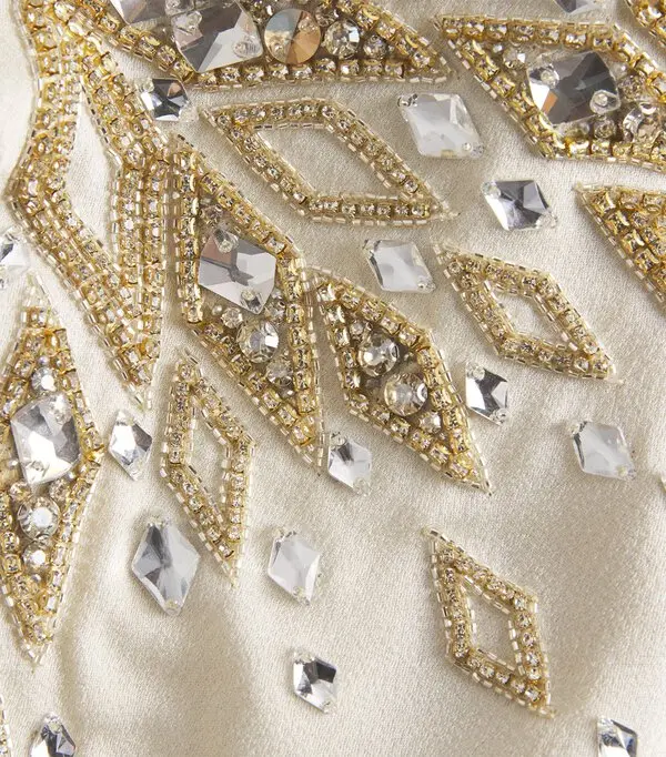 Jenny Packham Satin Ophelia Cape Gown