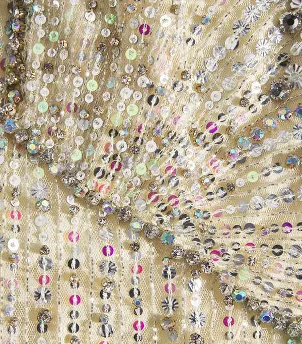 Jenny Packham Embellished Atlas Gown