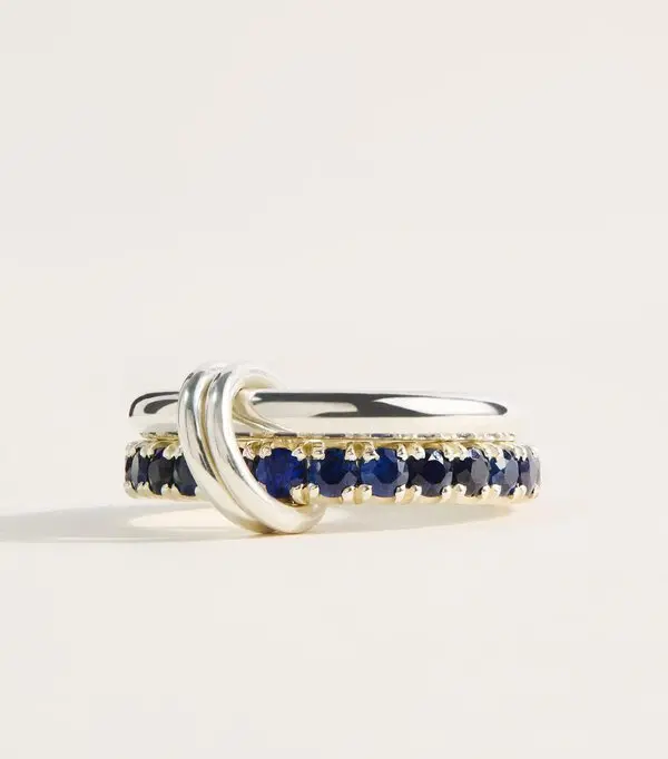 SPINELLI KILCOLLIN Sterling And Sapphire Enzo Ring - Silver