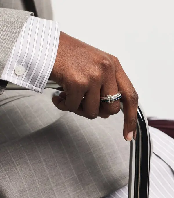 SPINELLI KILCOLLIN Sterling And Sapphire Enzo Ring