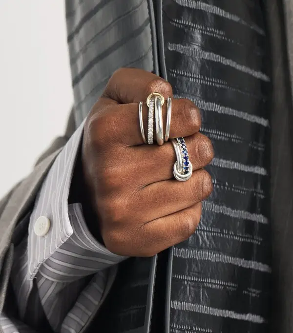 SPINELLI KILCOLLIN Sterling And Sapphire Enzo Ring