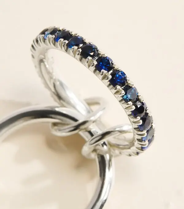 SPINELLI KILCOLLIN Sterling And Sapphire Enzo Ring